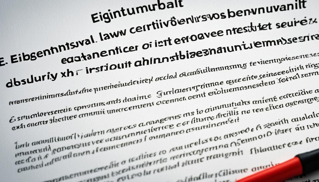 Verständnis des § 1061 BGB – Eigentumsvorbehalt